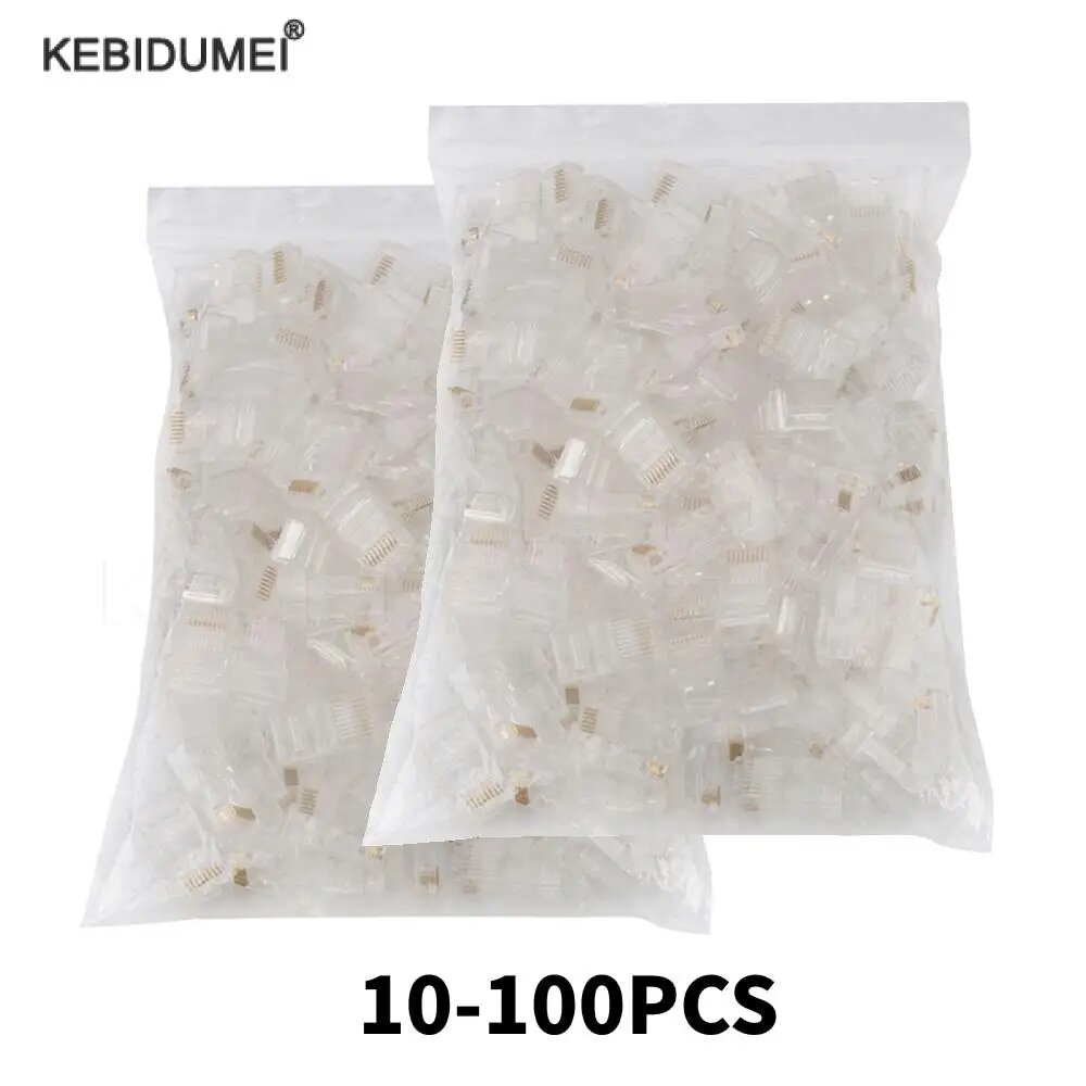 100шт. Модульные разъемы RJ45 CAT5 CAT5e