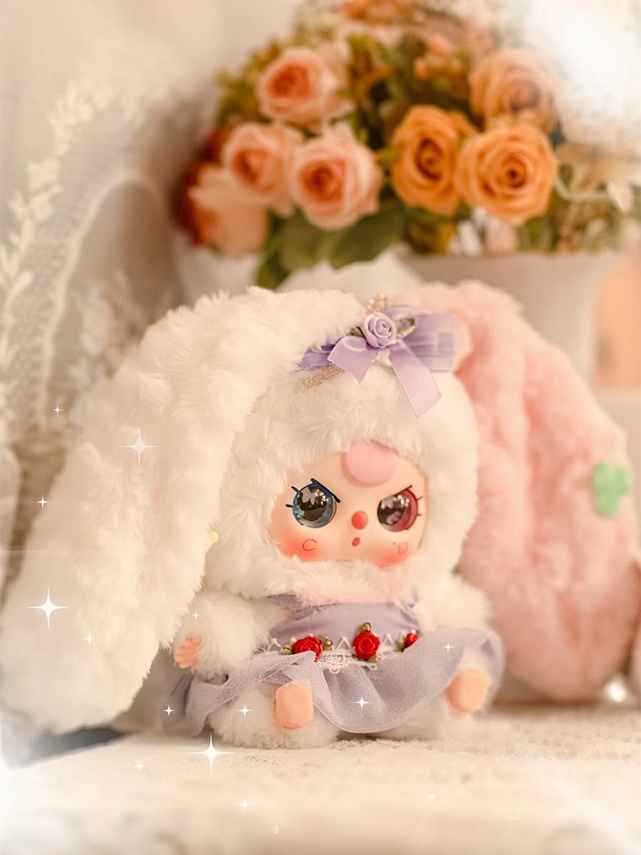 Baby Three мягкая игрушка брелок коллекционные фигурки (Lily Rabbit Town Series)