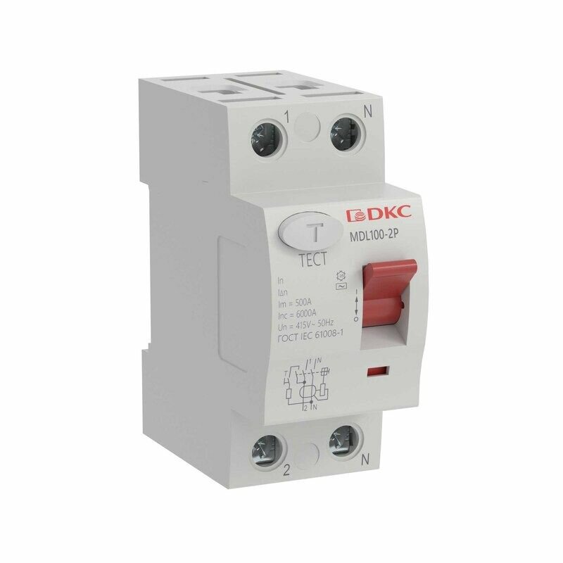 Устройство защитного отключения УЗО ВДТ YON max/MDL100 2P/30mA/40A/тип АС