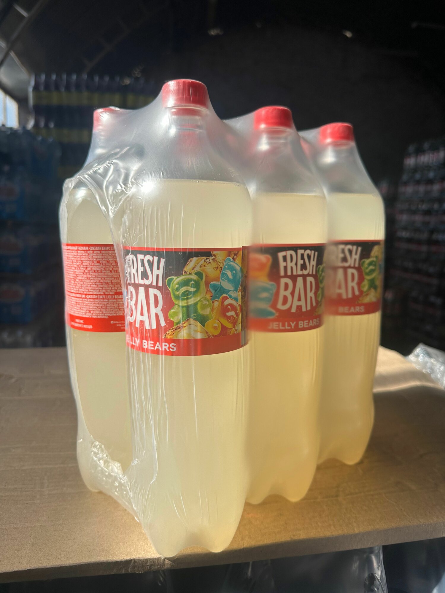 Газированый напиток Fresh Bar Jelly Bears 1,5 х 6 штук