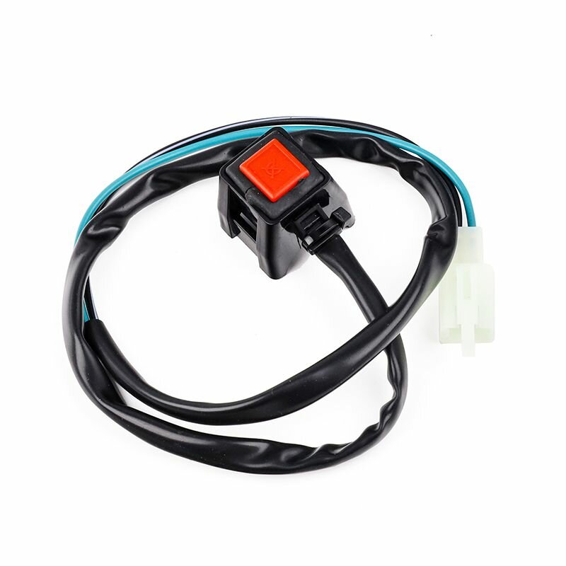 Универсальная кнопка для запуска двигателя квадратная, Кнопка старт-стоп двигателя, для мотоцикла / питбайка / кросс / эндуро эндуро кросс Dirt Pit Bike