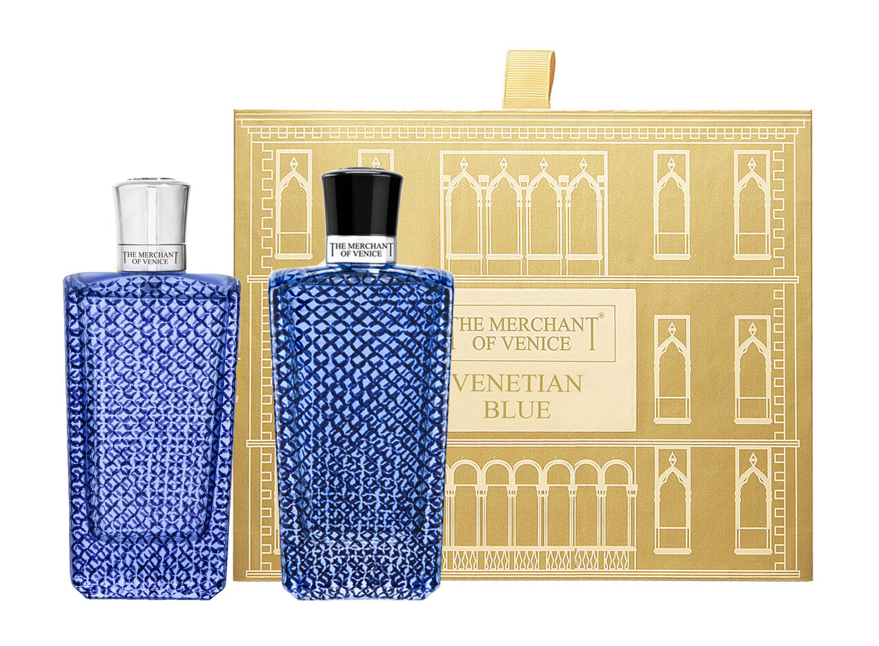 THE MERCHANT OF VENICE Venetian Blue Набор мужской (Парфюмерная вода 100 мл + Бальзам после бритья 100 мл)