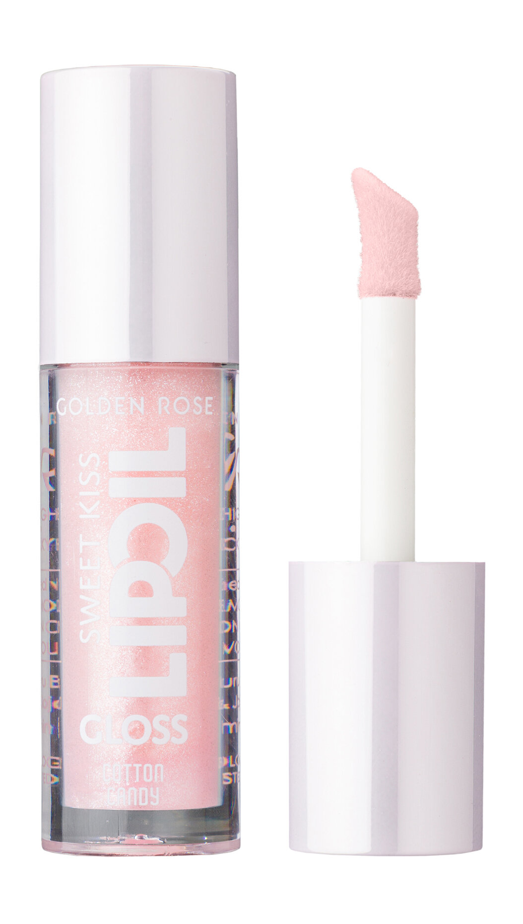 GOLDEN ROSE Масло-блеск для губ Sweet Kiss Lip Oil Gloss, 4,7 мл, 01 Cotton Candy