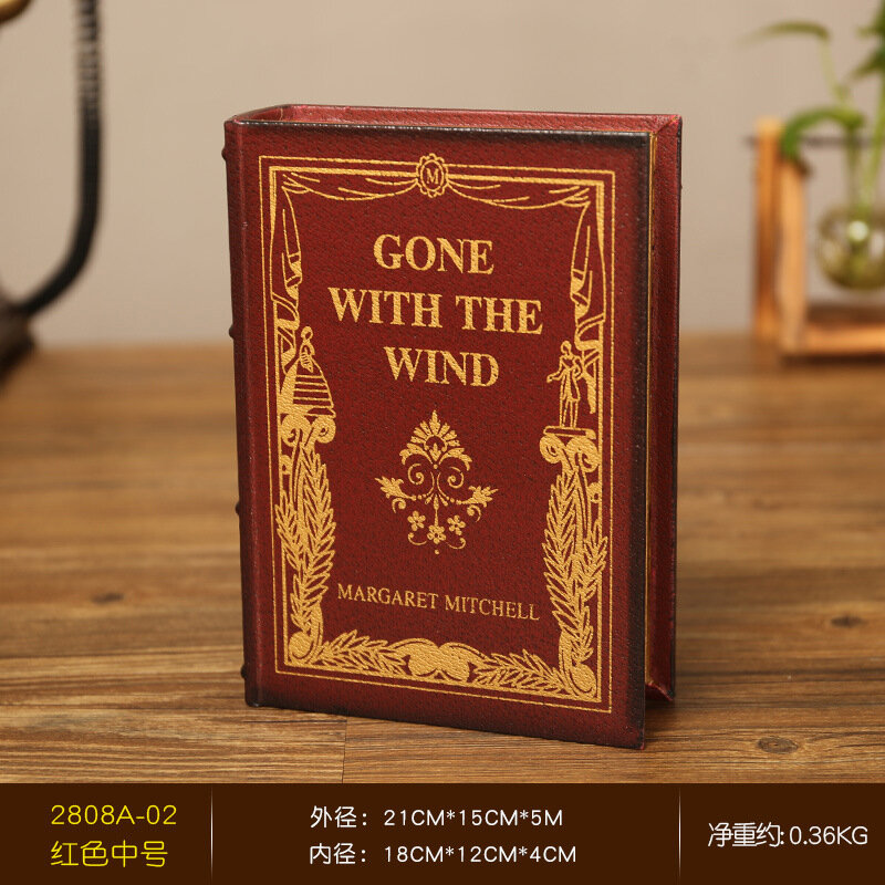 2026 Европейский ретро имитация книги, персонализированное украшение для гостиной, кабинета, отеля, офиса, декоративная поддельная книга, реквизит для фотографии