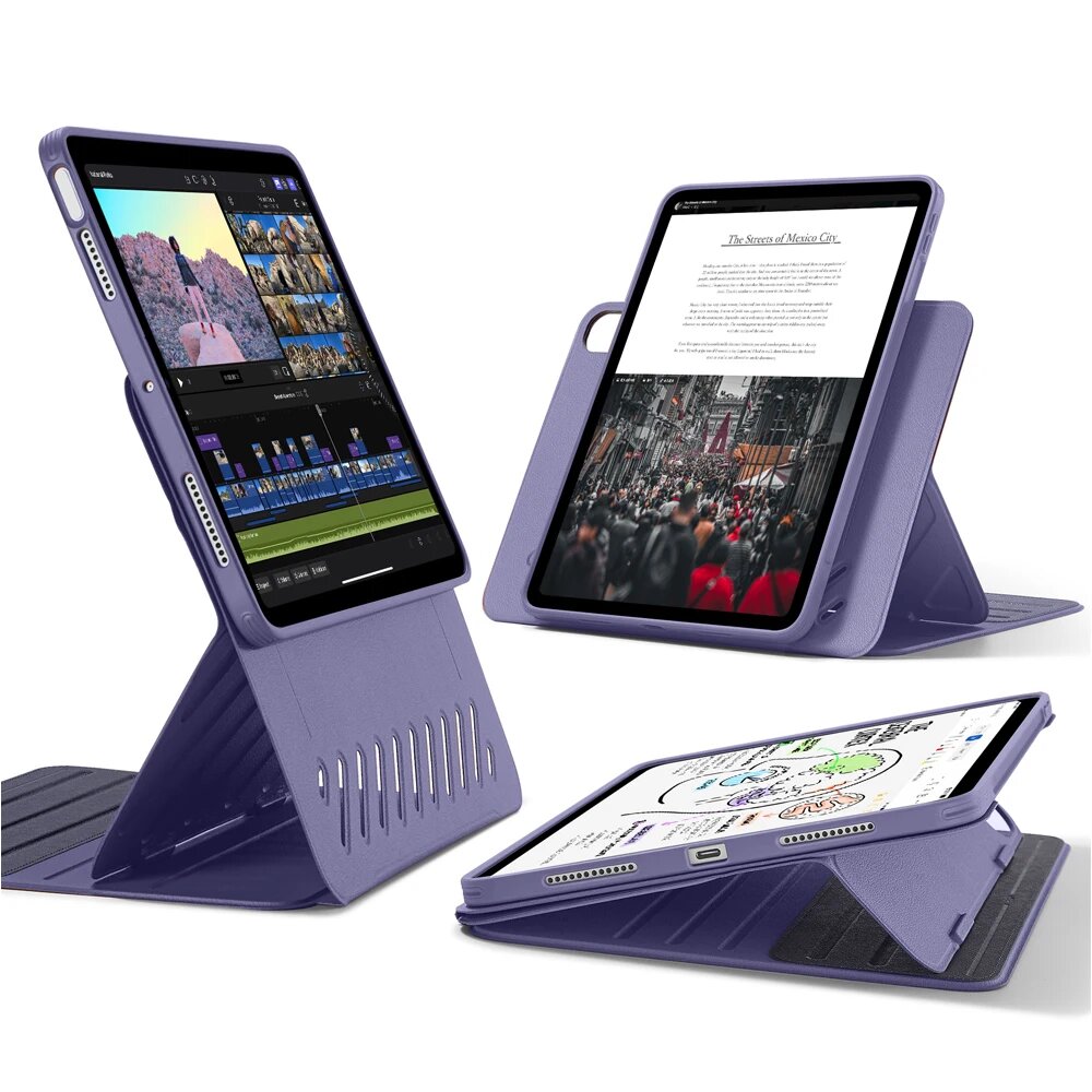 Складной чехол ESR для iPad Air 13/11 Dark Purple