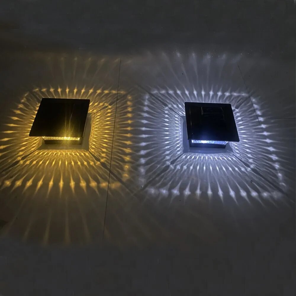 Потолочный светильник для столбов с эффектом бронзы, LED, теплый белый свет, с датчиком освещенности — фото 1