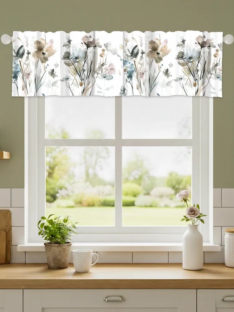 Ламбрекен портьера 139х46 см разноцветный