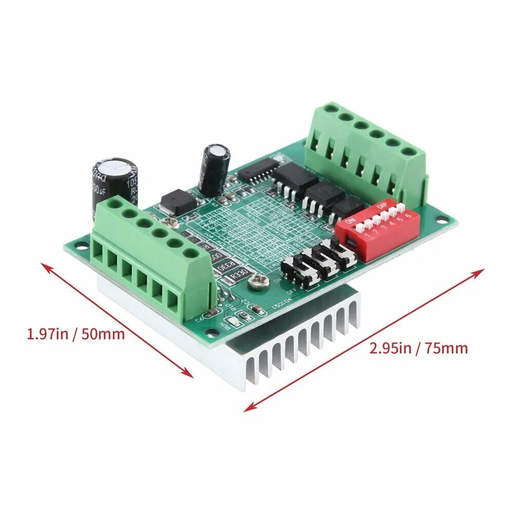 TB6560 Драйвер шагового двигателя 3A 10-скоростная многофункциональная плата дра