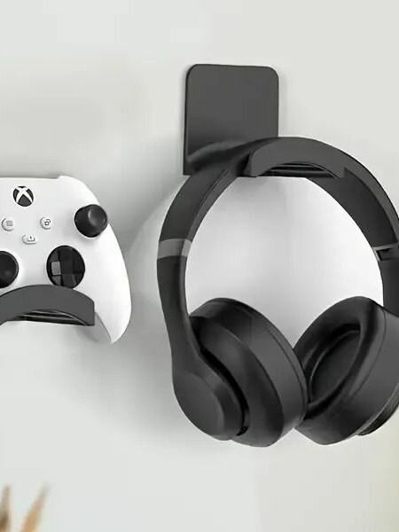 Держатель для наушников крепление на стену, боковую поверхность, стенку