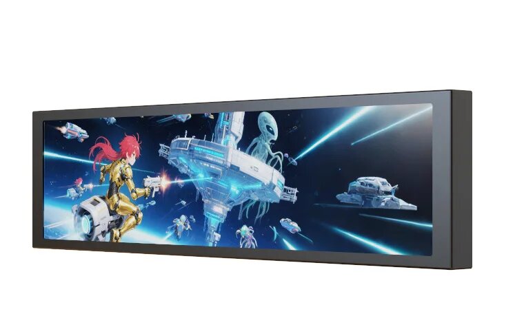 Корпус компьютера D92 с дополнительным экраном Black