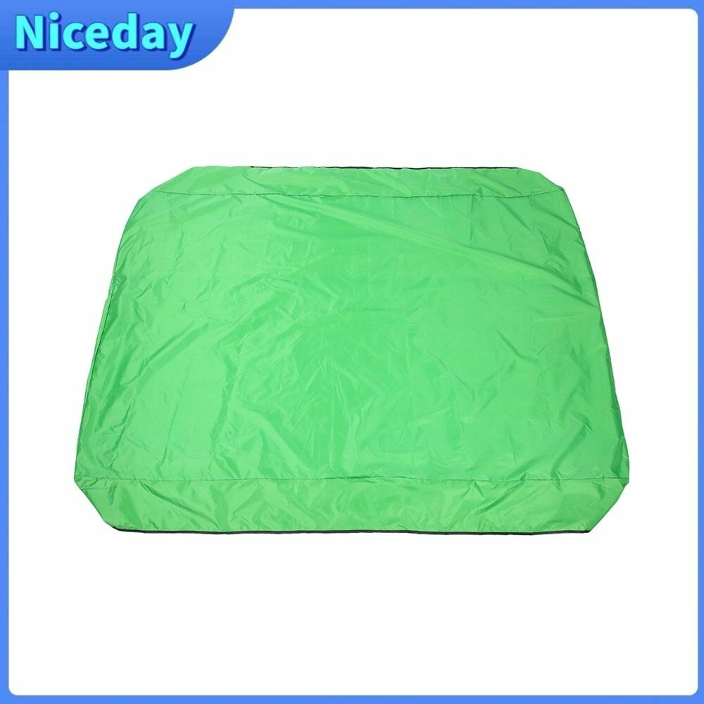 Открытый навес для качелей, водонепроницаемый, защищает от пыли, цвет зеленый.