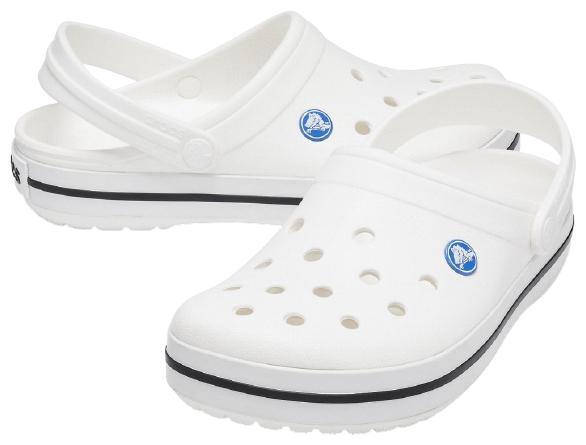 Сабо Crocs Crocband Clog, размер M9W11 US, белый — фото 1