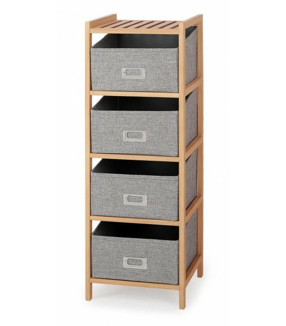 Стеллаж Halmar REG-10 (натуральный/серый)