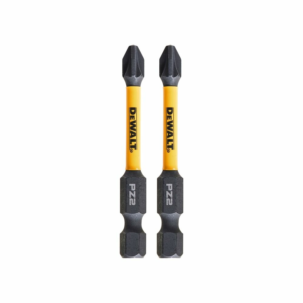 Бита DeWalt IMPACT TORSION PZ2 DT70531T-QZ 50 мм, односторонняя, шестигранник, 2 шт.