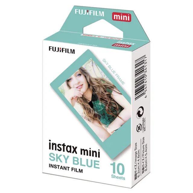 Fujifilm Instax Mini Sky Blue, 10 листов