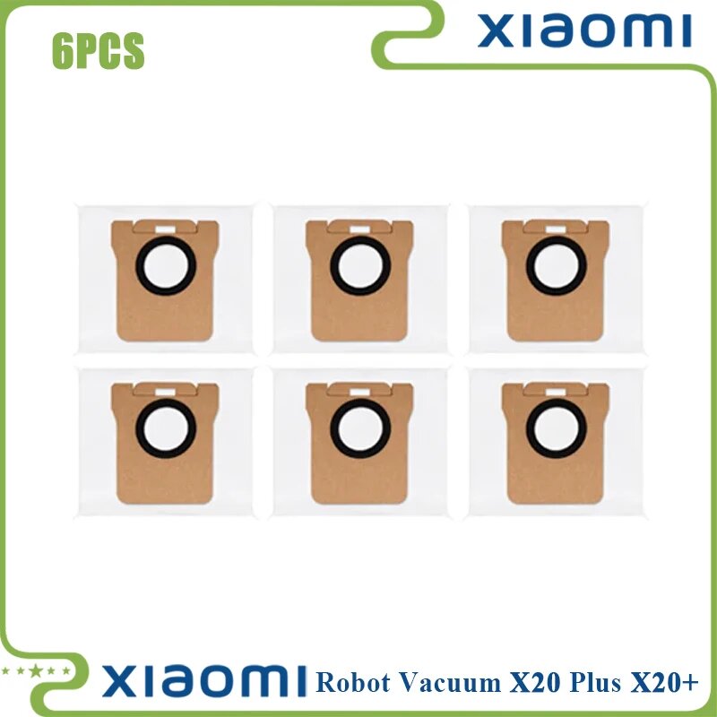 6 шт. мешки для пылесоса Xiaomi X20 Plus/X20+