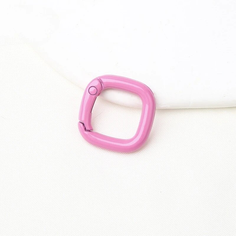 Цветной карабин из сплава Розовый, Rose red