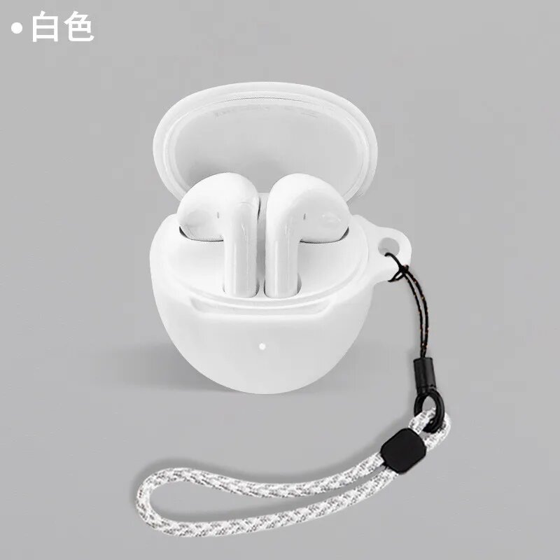 Чехол для Honor Choice Earbuds S7 из силикона Белый, White3