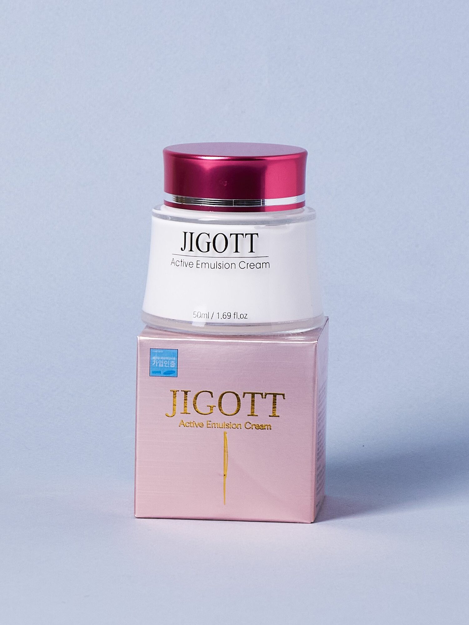 Jigott Интенсивно увлажняющий крем для лица 50 мл Active Emulsion Cream