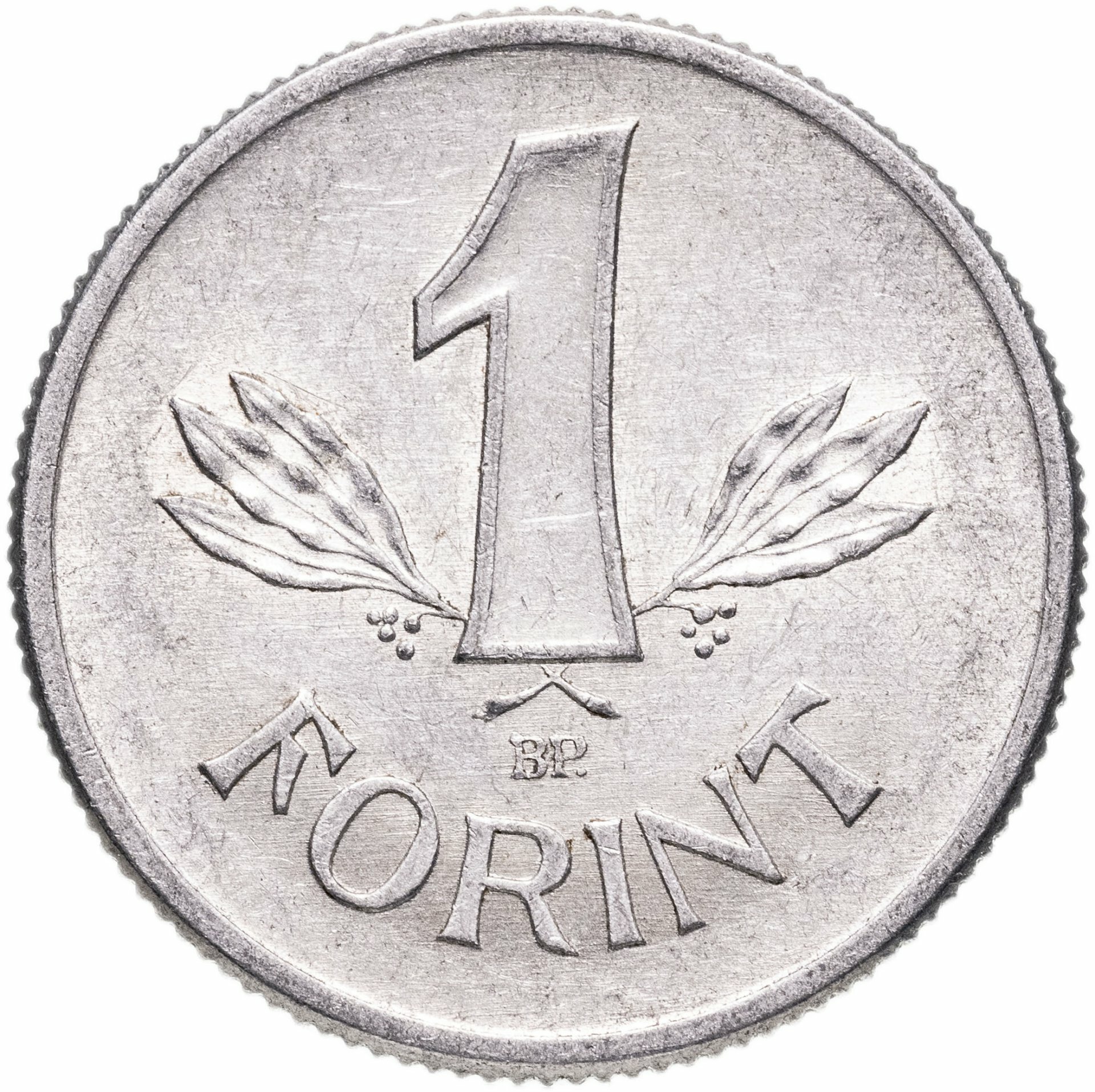 Венгрия 1 форинт forint 1987, Алюминий, в сохранности UNC