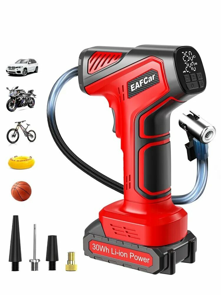 EAFC Компрессор автомобильный, 120 Вт, 40 л/мин