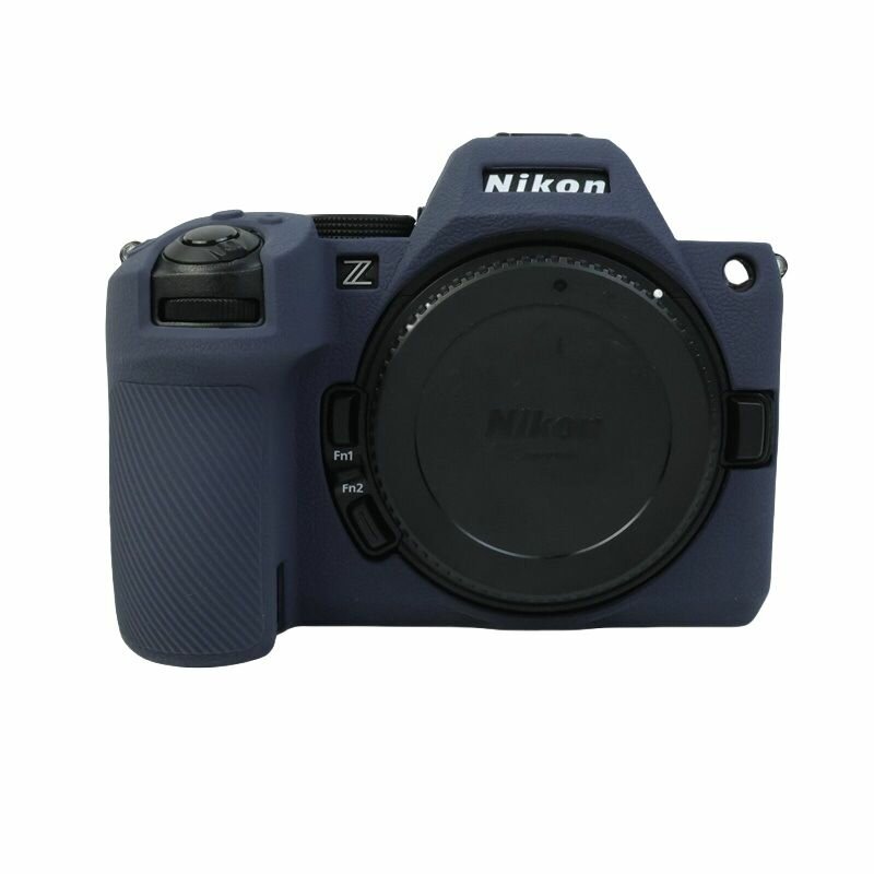 Силиконовый чехол для фотоаппарата Nikon Z5 II темно-синий