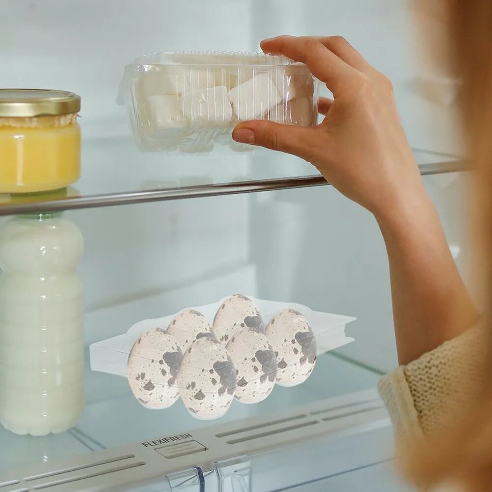 100 Штук Коробок для Перепелиных Яиц, Из PVC, Для Удобного Хранения