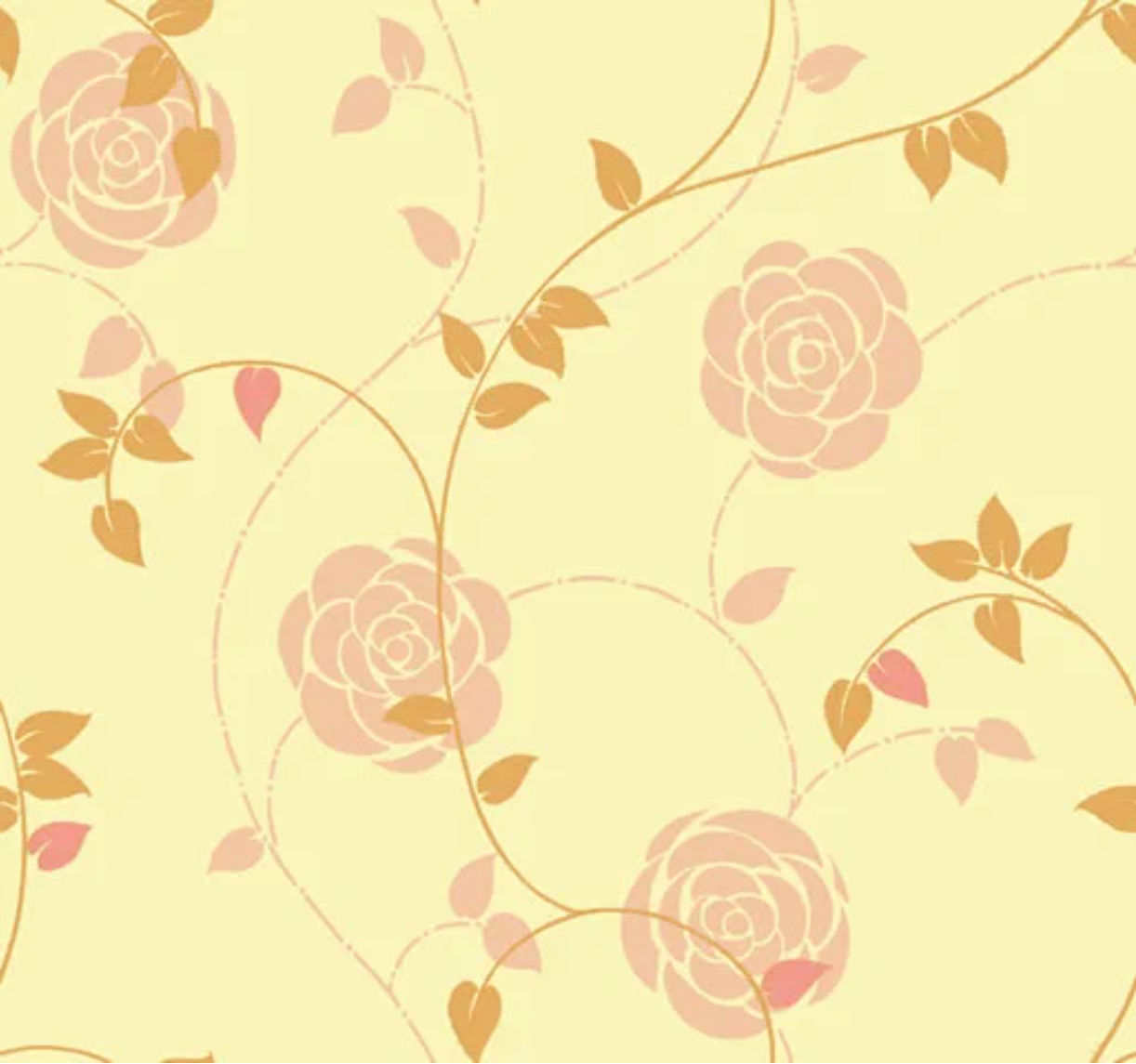 Обои York Antonina Vella Glamour GK8633 С; 0,68x8,20 м, бумага, желтый