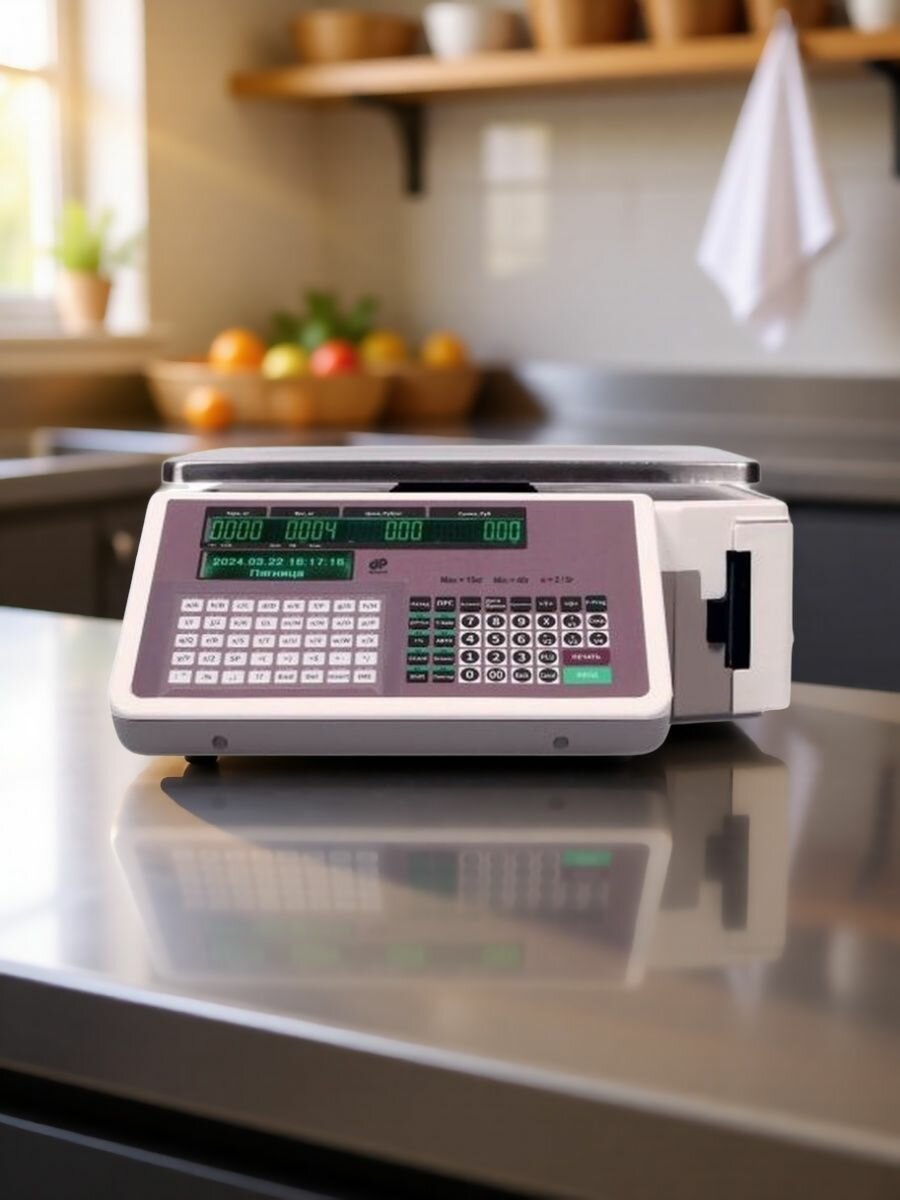 Весы с печатью этикеток DP Wasp B, 6/15 до 15кг