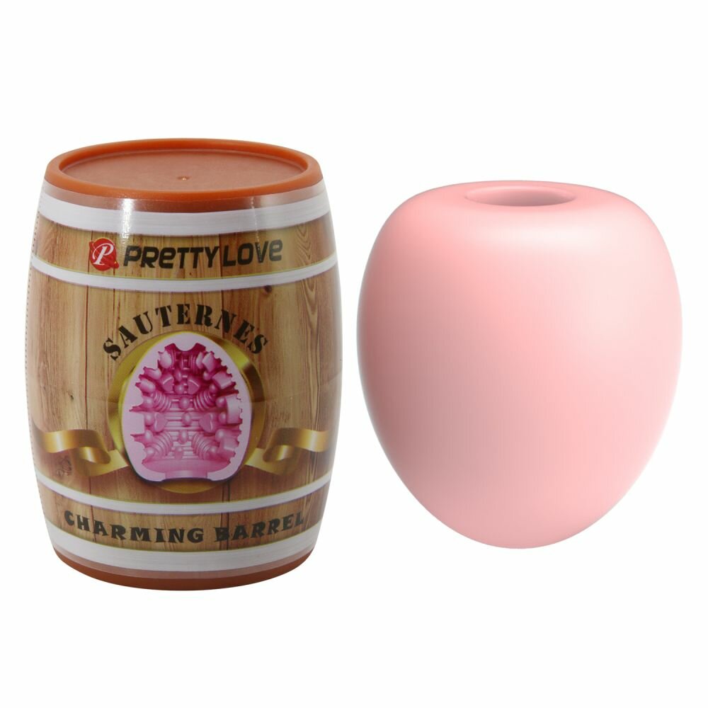 Мастурбатор Pretty Love Charming Barrel Sauternes, розовый, силикон