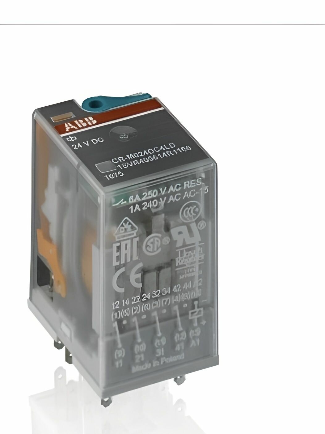 1SVR405612R0000 Реле CR-M024AC3 24B DC 3ПК (10A) ABB