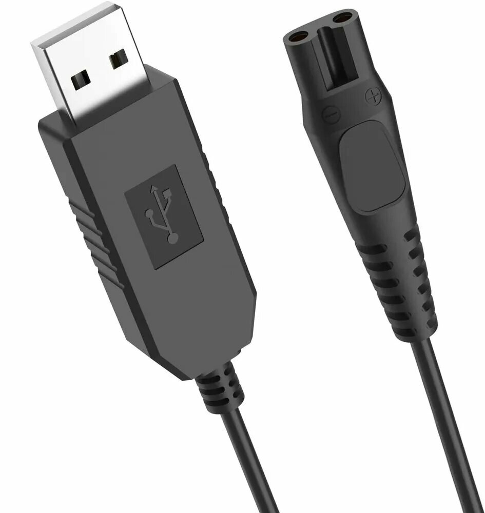 USB Кабель зарядного устройства для электробритвы 15V, совместимый с триммером Philips HQ8505, OneBlade Pro QP6541, QP6551