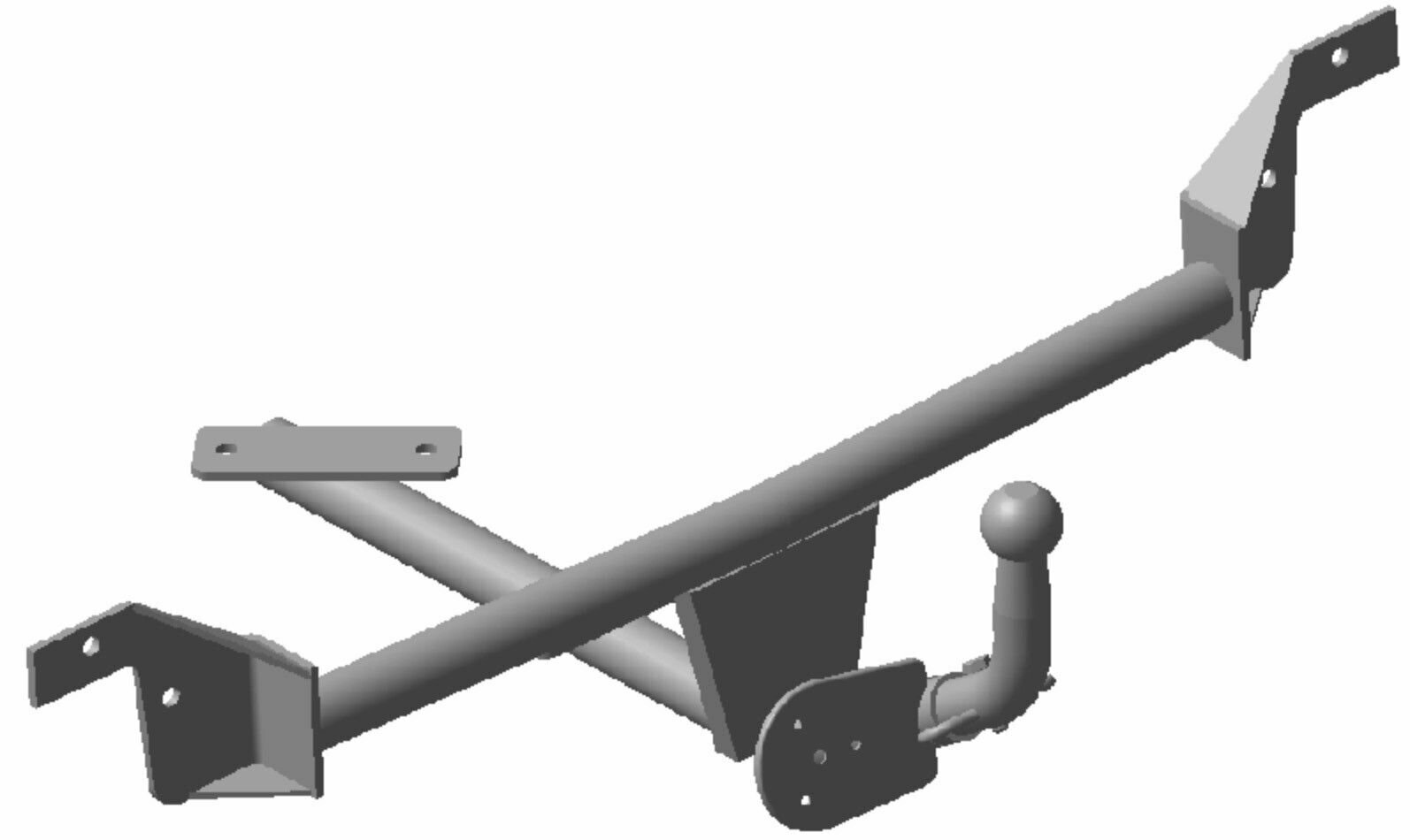 Фаркоп для Audi 80 седан 1991-1995 Тип шара: H (несъемный сварной). Нагрузки: 1300/75 кг, AU 03