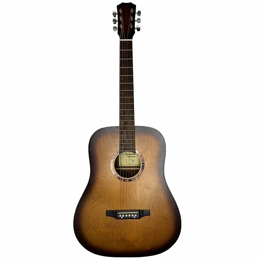 Акустическая гитара Кунгурская акустика D-Sunburst-43