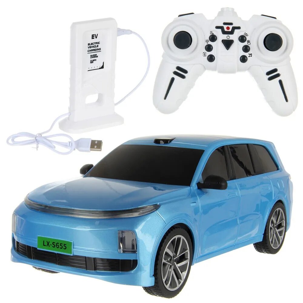 Машинка на радиоуправлении, Veld Co / Машина "Кроссовер" со светом на пульте управлении