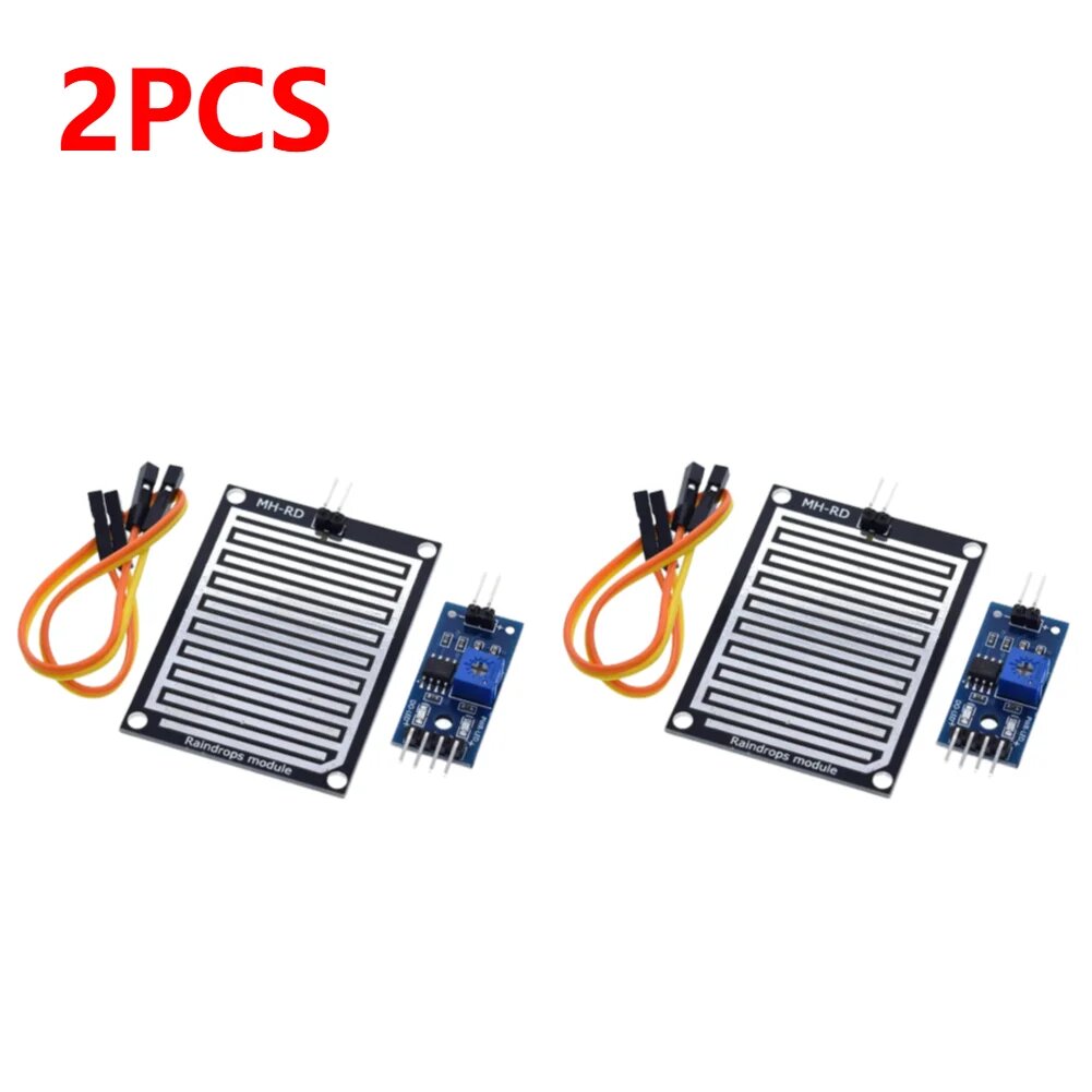 Датчик дождя и влажности ALLOYSEED Raindrops Detection Sensor Module 2pcs