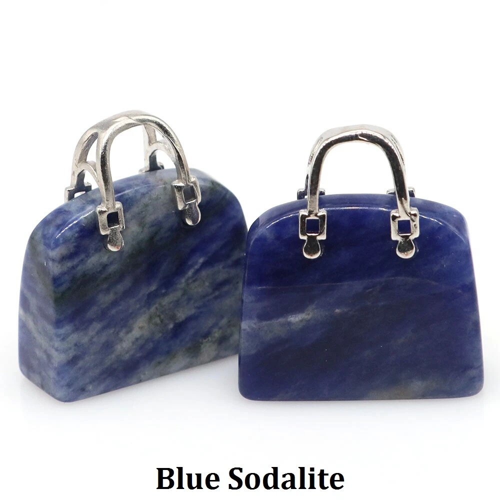 Подвеска Blue Sodalite в виде сумки