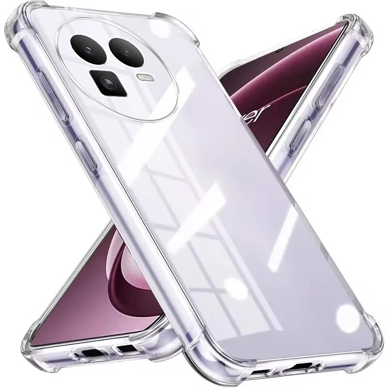 Чехол GT8/GT8 Pro для Realme GT 8, противоударный прозрачный силиконовый чехол для Realme GT 8 Pro