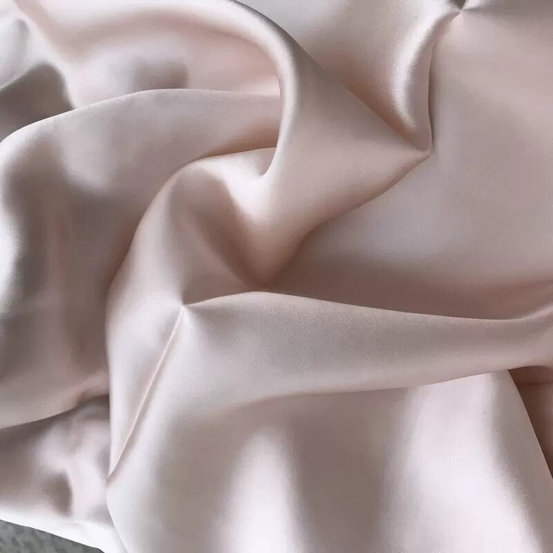 Широкая шелковая ткань для постельного белья из 100% тутового шелка, плотность 19 мм, однотонный креп-сатин, коллекция