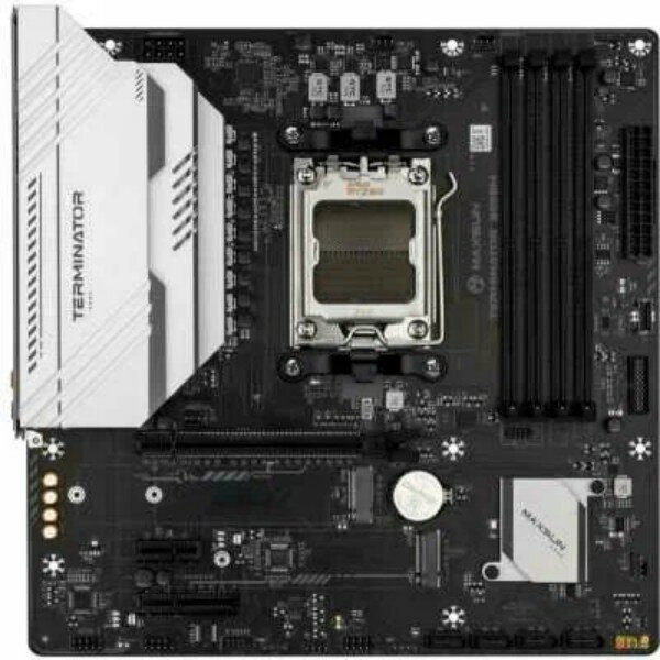 Материнская плата Maxsun Terminator B650M, AM5, B650, 4*DDR5, 4*SATA 3.0, 2*M.2, USB 3.2, USB 2.0, Type-C, 1*PCIE 16, 1*PCIE 4, 1*PCIE 1, HDMI+DP, mAT
