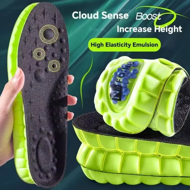 1 Пара Спортивных Стельок 4D Cloud Для Обуви: Дышащие, Ортопедические, С EU41-42(260mm)