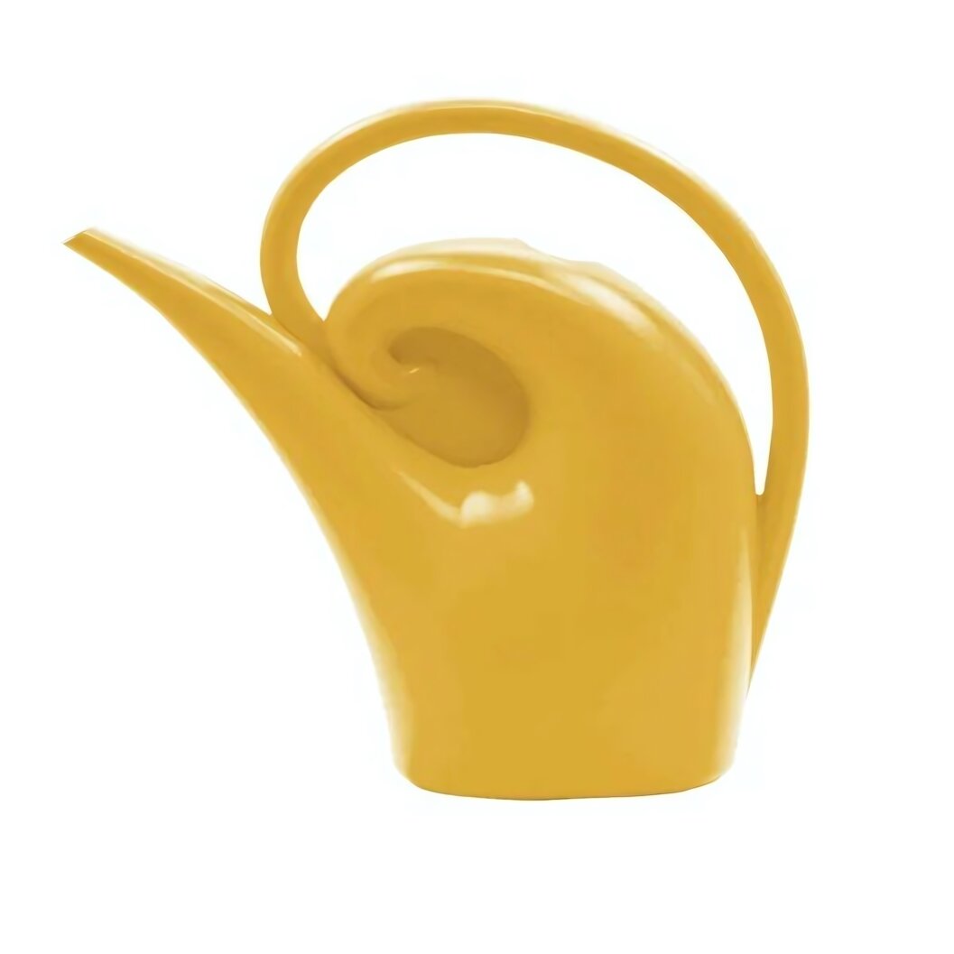 Лейка для цветов "RADIVAS" Улитка 1,8л, пластик, золотисто-желтый, удобная форма