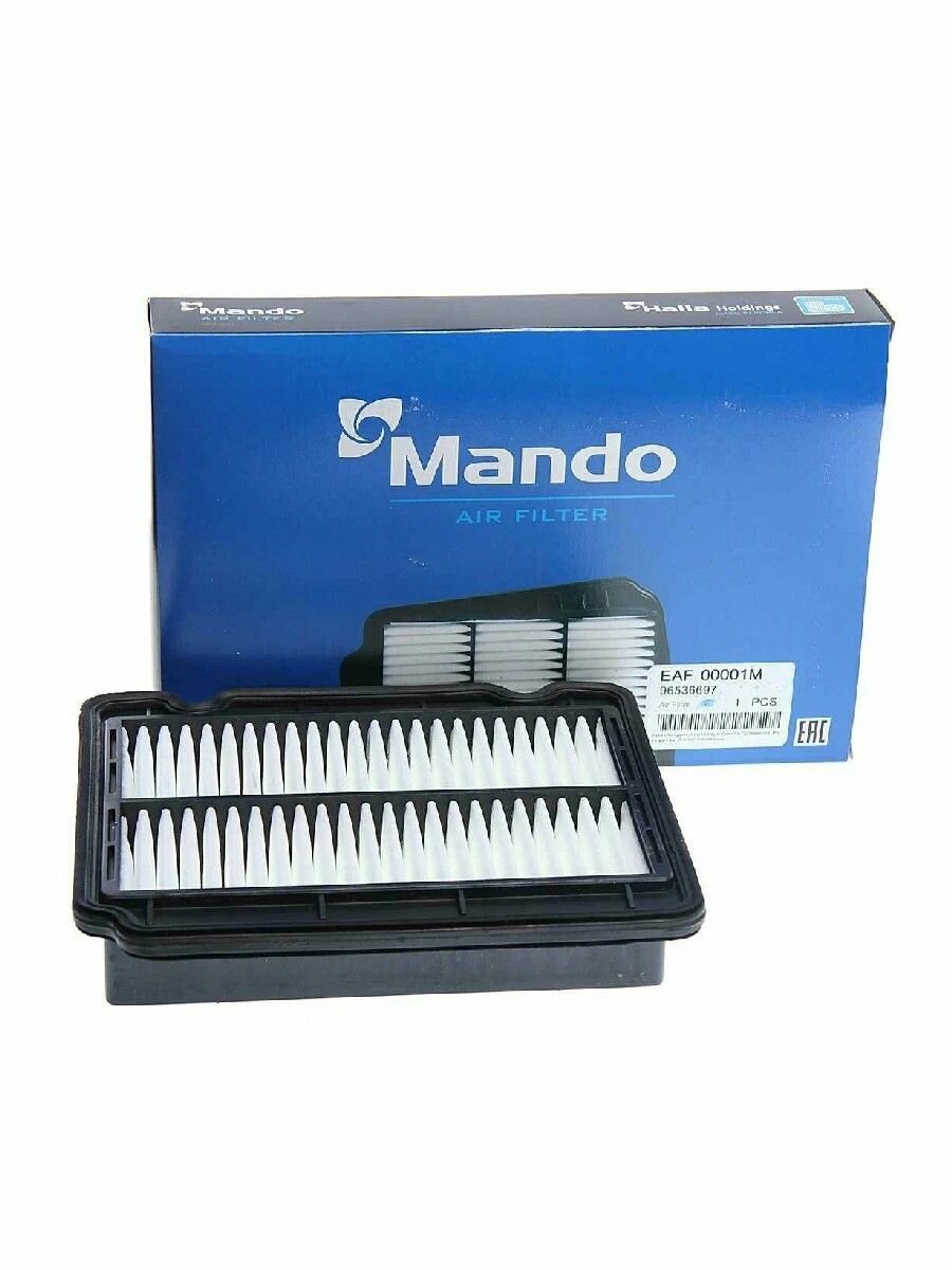 Фильтр воздушный MANDO EAF00001M для Chevrolet Aveo 1 / Шевроле — фото 1