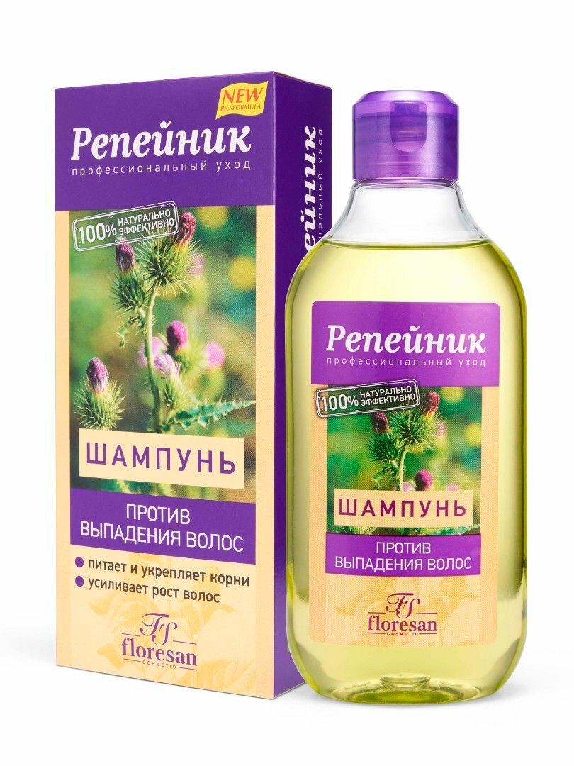 Floresan репейник Шампунь против выпадения волос 250мл Ф-80