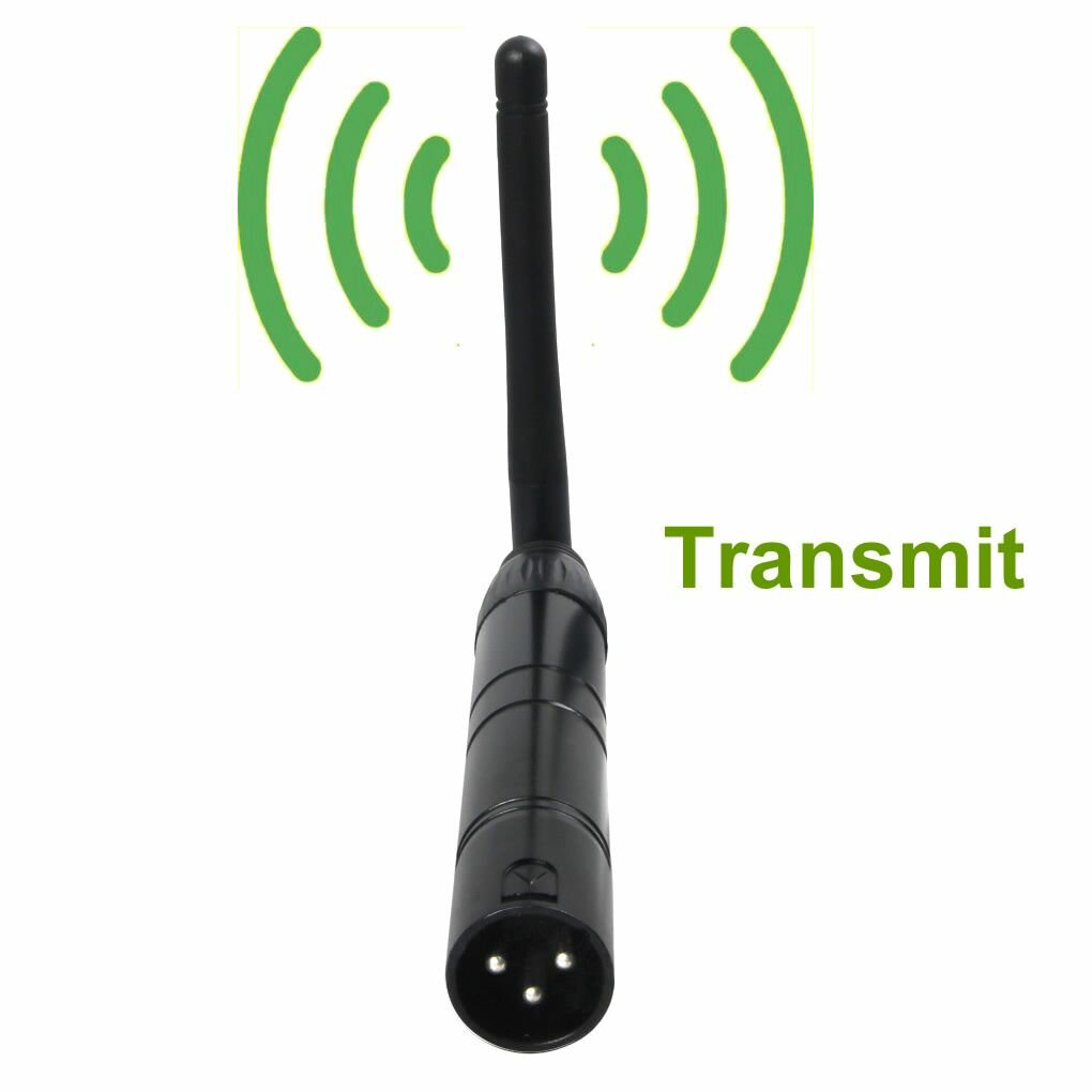 Eдиница 2.4G беспроводный приемник передатчика DMX512 лазерный светодиодный светодиодный контроллер для сцены DJ дискотека эффект приемник передатчика DMX