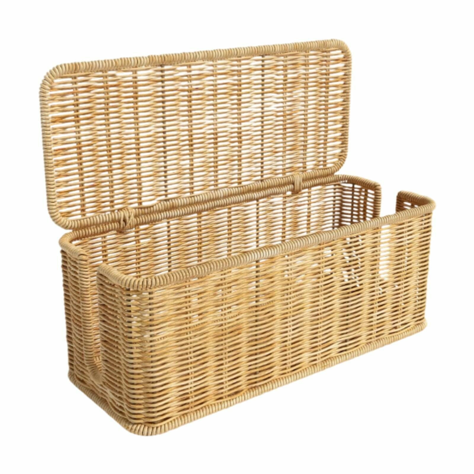 Коробка для хранения кабелей под стол, органайзер для проводов USB-хаба, плетеная, из дерева, для офиса и дома