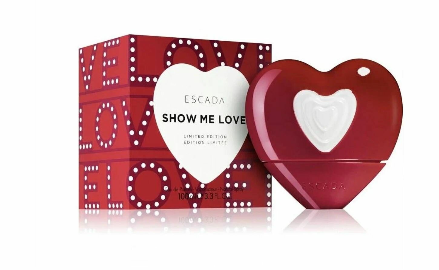 Парфюмерная вода Escada Show Me Love 100 мл, цветочные фруктовые
