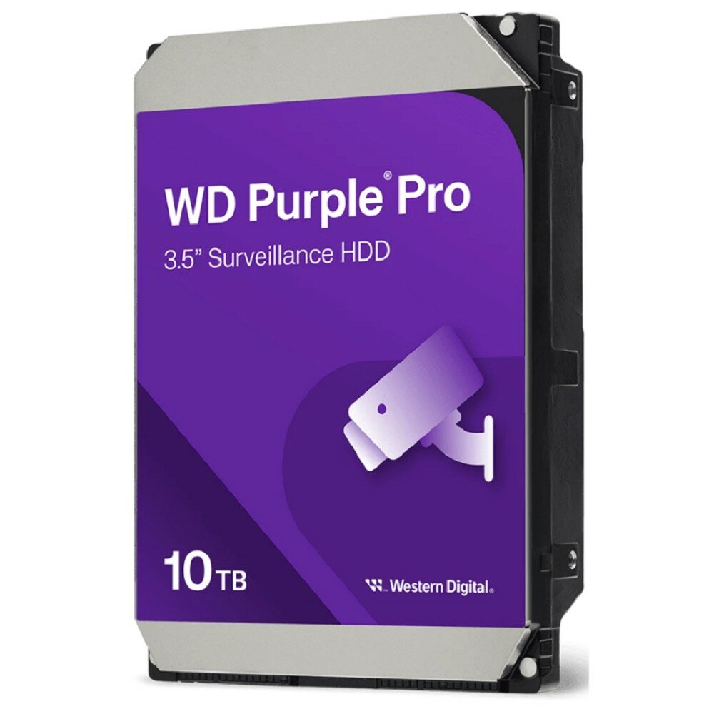 Жесткий диск Western Digital Purple Pro WD102PURP, 10ТБ, 7200 об/мин, 3.5", SATA III