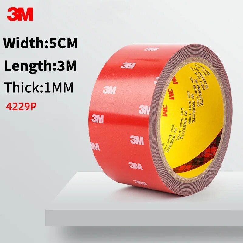 3M 4229P двусторонняя лента, 50 мм, 3 м