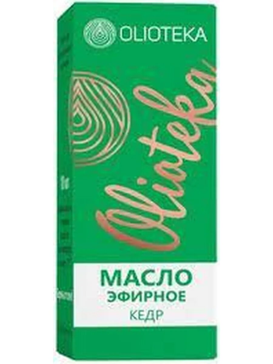 Olioteka Эфирное масло Кедр, эфирное масло, 10 мл, 1шт.